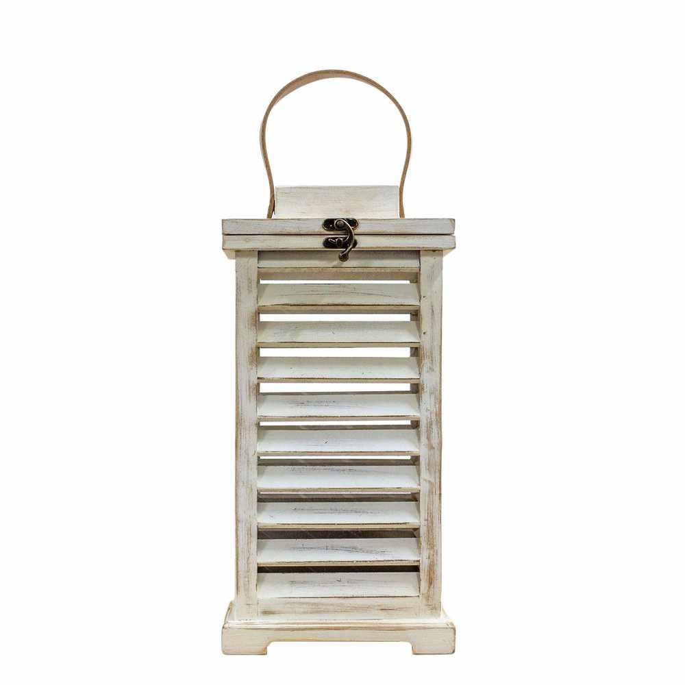 Shutter Wooden Lantern Small – Nest & Flowers USA