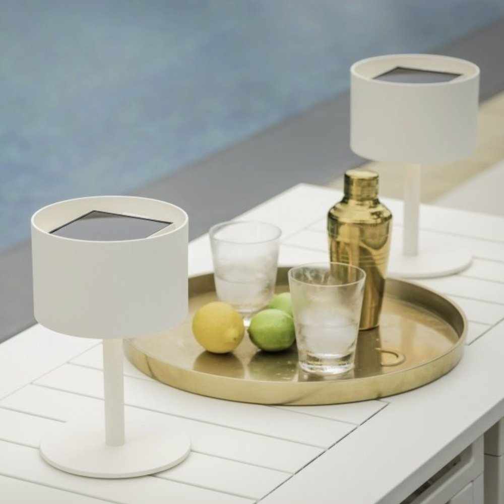 Solar Table Light White – Nest & Flowers USA